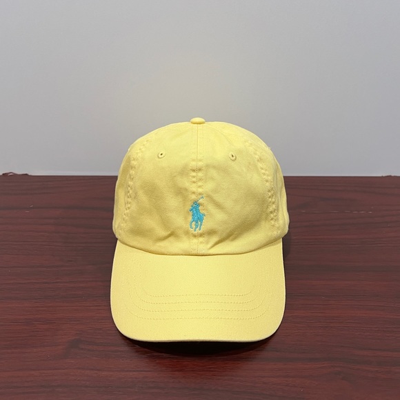 Polo Ralph Lauren | Accessories | Ralph Lauren Polo Dad Hat Yellow Blue ...